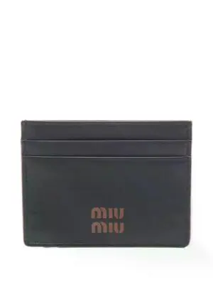Miu Miu 2010s Logo-detail Leather Card Case