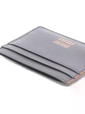 Miu Miu 2010s Logo-detail Leather Card Case