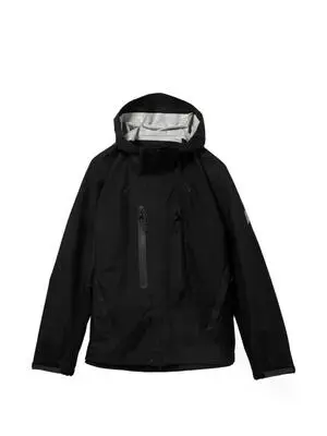 AND WANDER Hooded Hiker Rain Jacket - Black