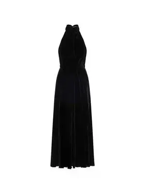 Raquel Diniz Giovanna Halterneck Dress - Black