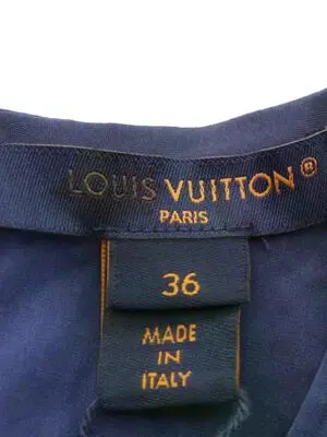 LOUIS VUITTON 2010s Monogram Flower Sleeveless Mini Dress