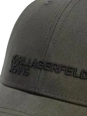 Karl Lagerfeld Logo-embroidered Cotton Cap