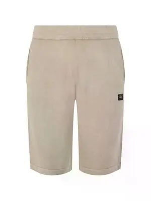Paul & Shark Logo-patch Knitted Shorts - Neutrals