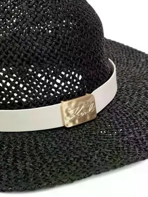 Karl Lagerfeld K/signature Crochet Hat