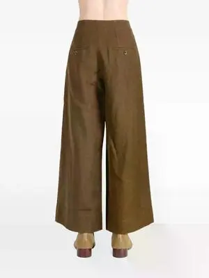 UMA WANG Asymmetric Wide-leg Trousers