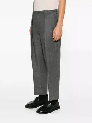 BRIGLIA 1949 Portobellos Check Pleated Trousers