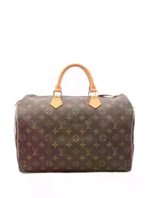 LOUIS VUITTON 2004 35 Speedy Monogram Handbag - Brown