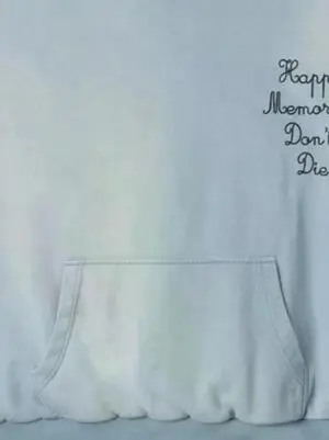 HAPPY MEMORIES DON'T DIE 2-ply Embroidered Hoodie
