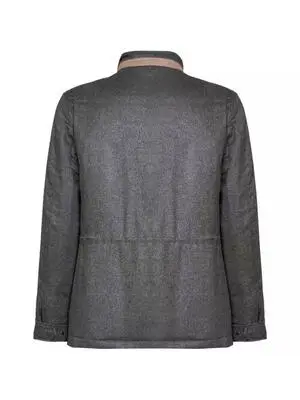 BARBA NAPOLI Fur-trimmed Field Jacket