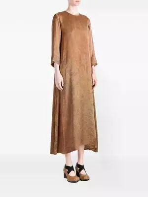 UMA WANG Floral-jacquard Midi Dress