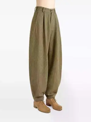 UMA WANG Pleated Tapered Trousers