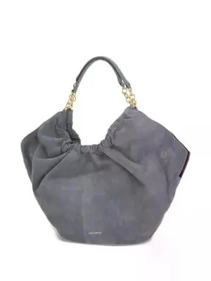 COCCINELLE Logo-embossed Suede Tote Bag