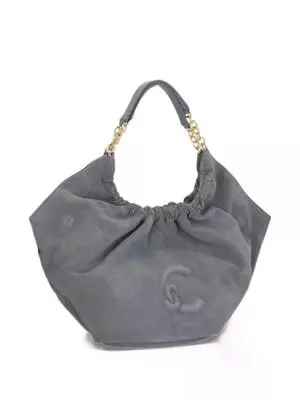 COCCINELLE Logo-embossed Suede Tote Bag
