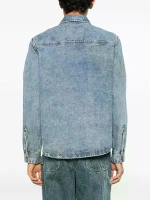 YES LONDON Zip-up Denim Shirt