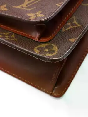 LOUIS VUITTON 2002 28 Monceau Monogram Tote Bag - Brown