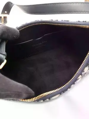 Dior 2010s 30 Montaigne Cigale Oblique Shoulder Bag