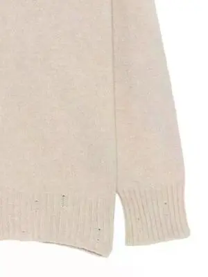 AMARANTO Crew-neck Sweater - Neutrals