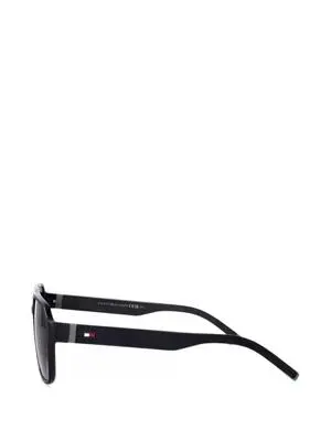 Tommy Hilfiger Double-bridge Rectangle-frame Sunglasses