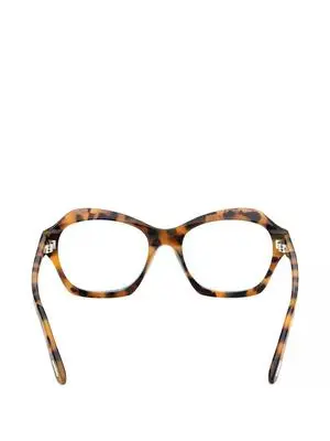 TOM FORD Tortoiseshell-effect Geometric-frame Glasses