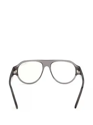 TOM FORD Pilot-frame Glasses - Grey