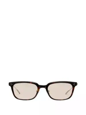 GENTLE MONSTER Haka T1 Rectangle-frame Sunglasses - Brown