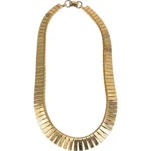 MADISON BEVERLY HILLS Vintage 1970s Egyptian Revival -tone Collar Necklace - Gold