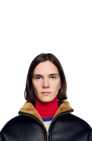 Sandro Oversized Shearling Jacket