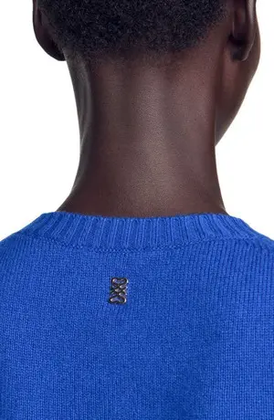 Sandro Wool Sweater With Logo