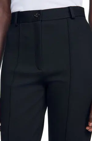 Sandro Pleated Capri Trousers