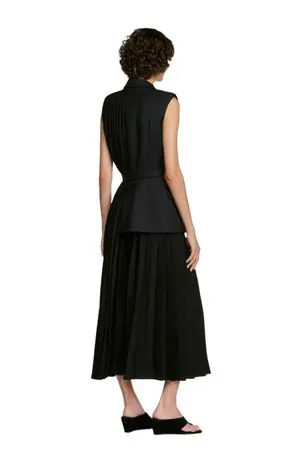 Sandro 2-in-1 Wraparound Maxi Dress