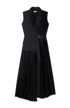 Sandro 2-in-1 Wraparound Maxi Dress