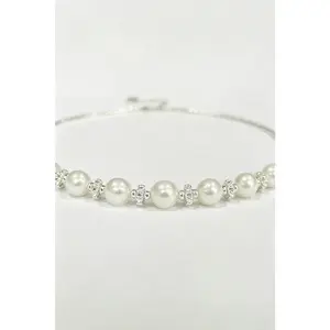 CLASSICHARMS Rumi Freshwater Pearl Necklace - Silver