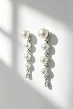 CLASSICHARMS Cascade Freshwater Pearl Dangle Earrings