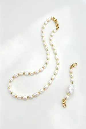 CLASSICHARMS Ria Freshwater Pearl Chain Necklace
