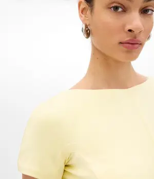 Another Tomorrow Fluid Wrap Dress