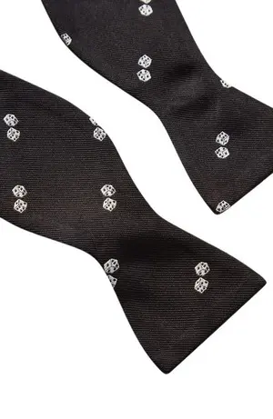 Robert Talbott Bond Dice Silk Self-tie Bow Tie
