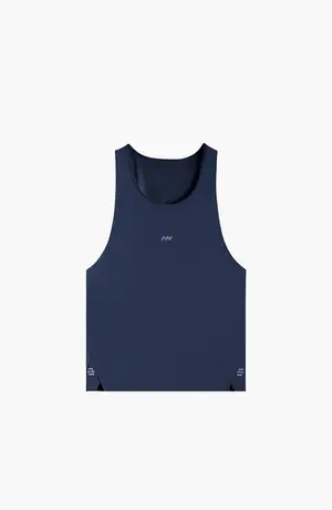 HUEGA HOUSE Microgrid Run Tank Navy