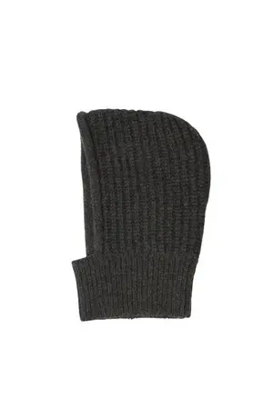HYER GOODS Chunky Alpaca Wool Balaclava - Grey