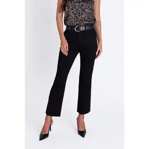 THE NOLI SHOP Nicolette Cropped Jean - Black