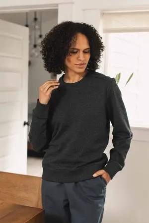 Bridge & Burn Bailey Recycled Crewneck Sweatshirt - Graphite