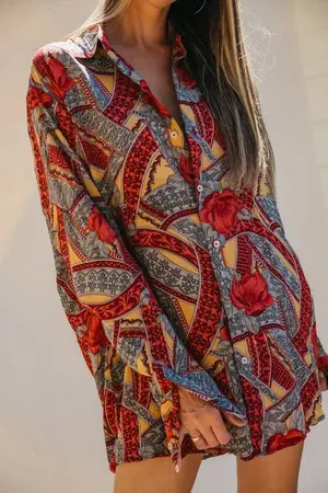 SUN CHILD Boyfriend Shirt Indy