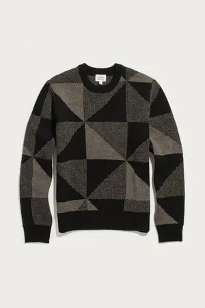 Bridge & Burn Hollis Merino Wool Sweater - Stone Gale