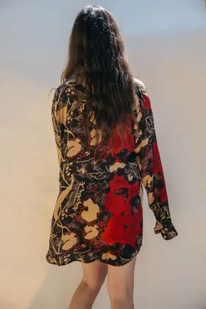 SUN CHILD Boyfriend Shirt Striiike