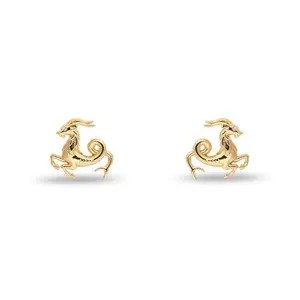 Lele Sadoughi Capricorn Zodiac Stud Earrings