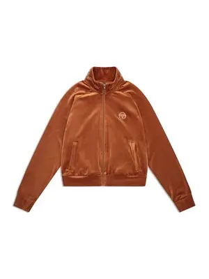 SERGIO TACCHINI Anita Velour Track Jacket - Tortise Shell