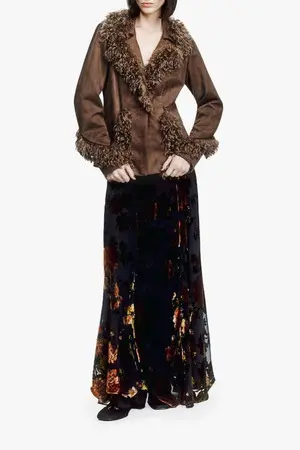 Anna Sui Faux Suede Jacket