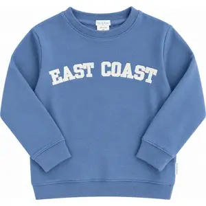 BITS & BOWS Adult East Coast Signature Crewneck Sweatshirt - Navy