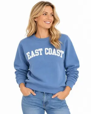 BITS & BOWS Adult East Coast Signature Crewneck Sweatshirt