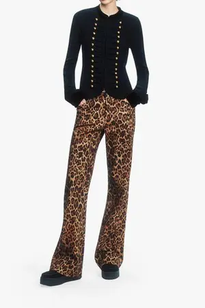 Anna Sui Military Cardigan Jacket