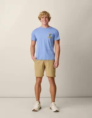 BAJA LLAMA Out Of Your Element Graphic Tee Blue